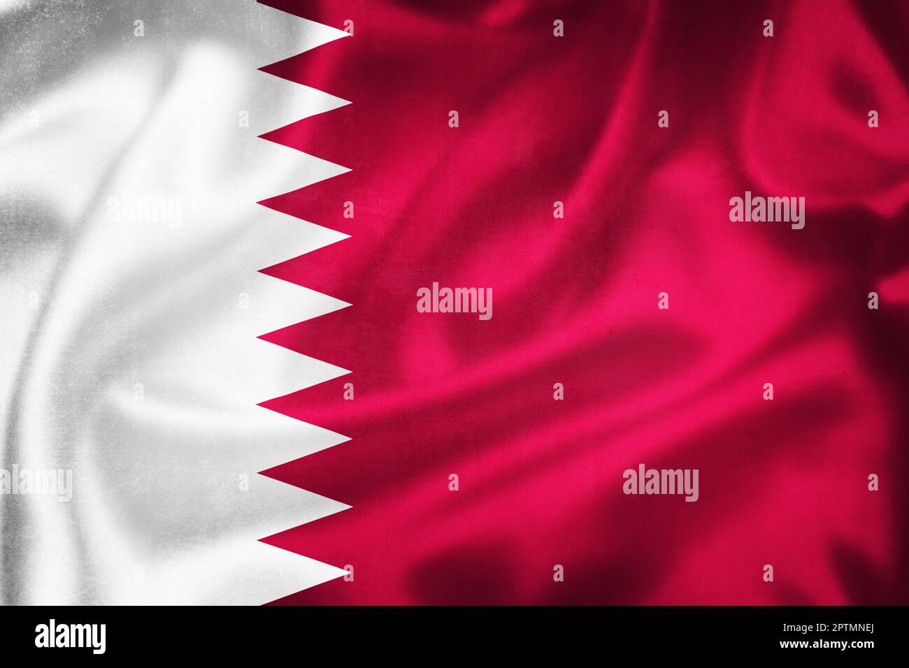 Grunge 3D illustration of Quatar flag Stock Photo - Alamy