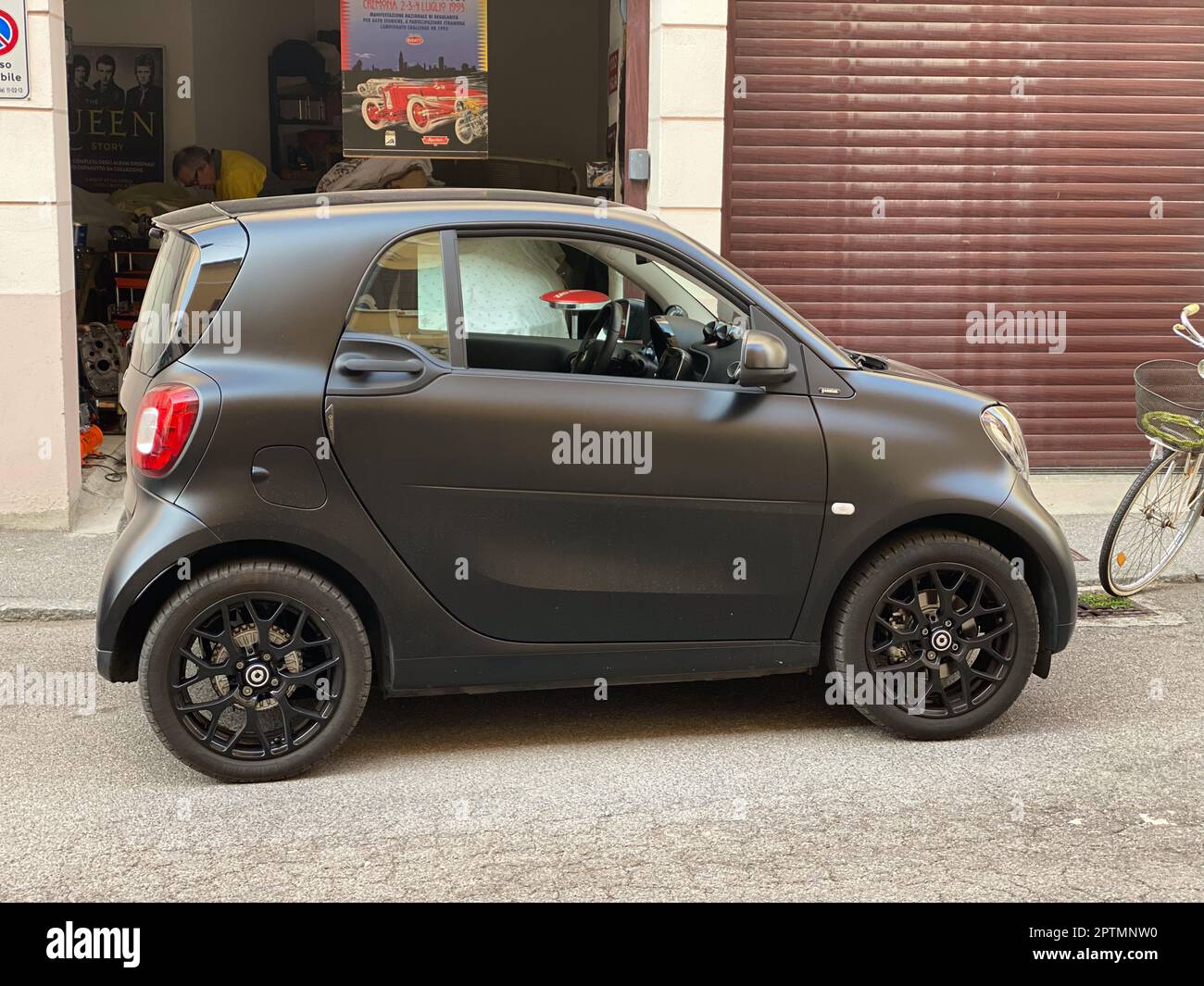 Cremona, Italy - April 2023 Smart For Two city car limited edition in ...