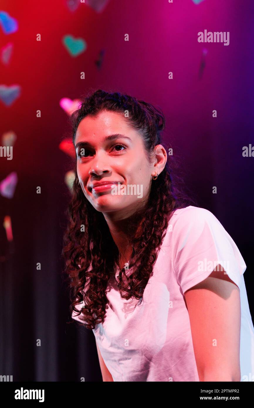 Olivia Sinclair, actress. Picture taken at Final rehersal for ENACT: Volume One, a series of ...