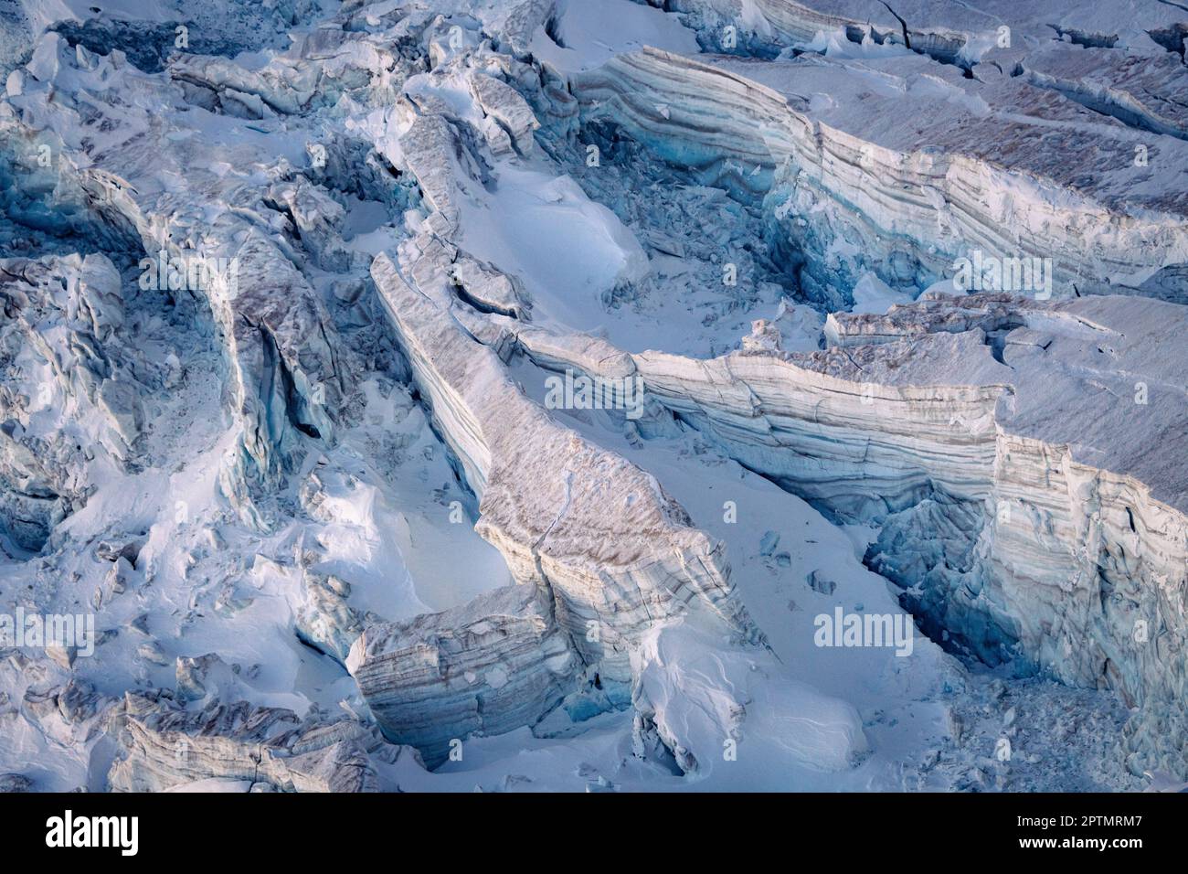 Glacier structures photographed from above Stock Photo - Alamy