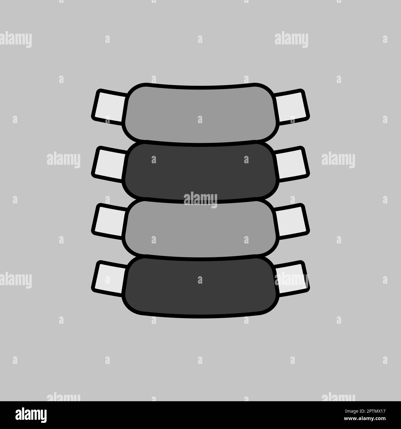 Ribs vector grayscale icon food meat. Barbecue and bbq grill sign ...