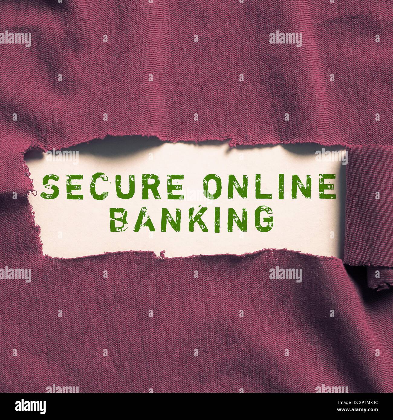 Conceptual display Secure Online Banking, Word for Safe way of managing ...
