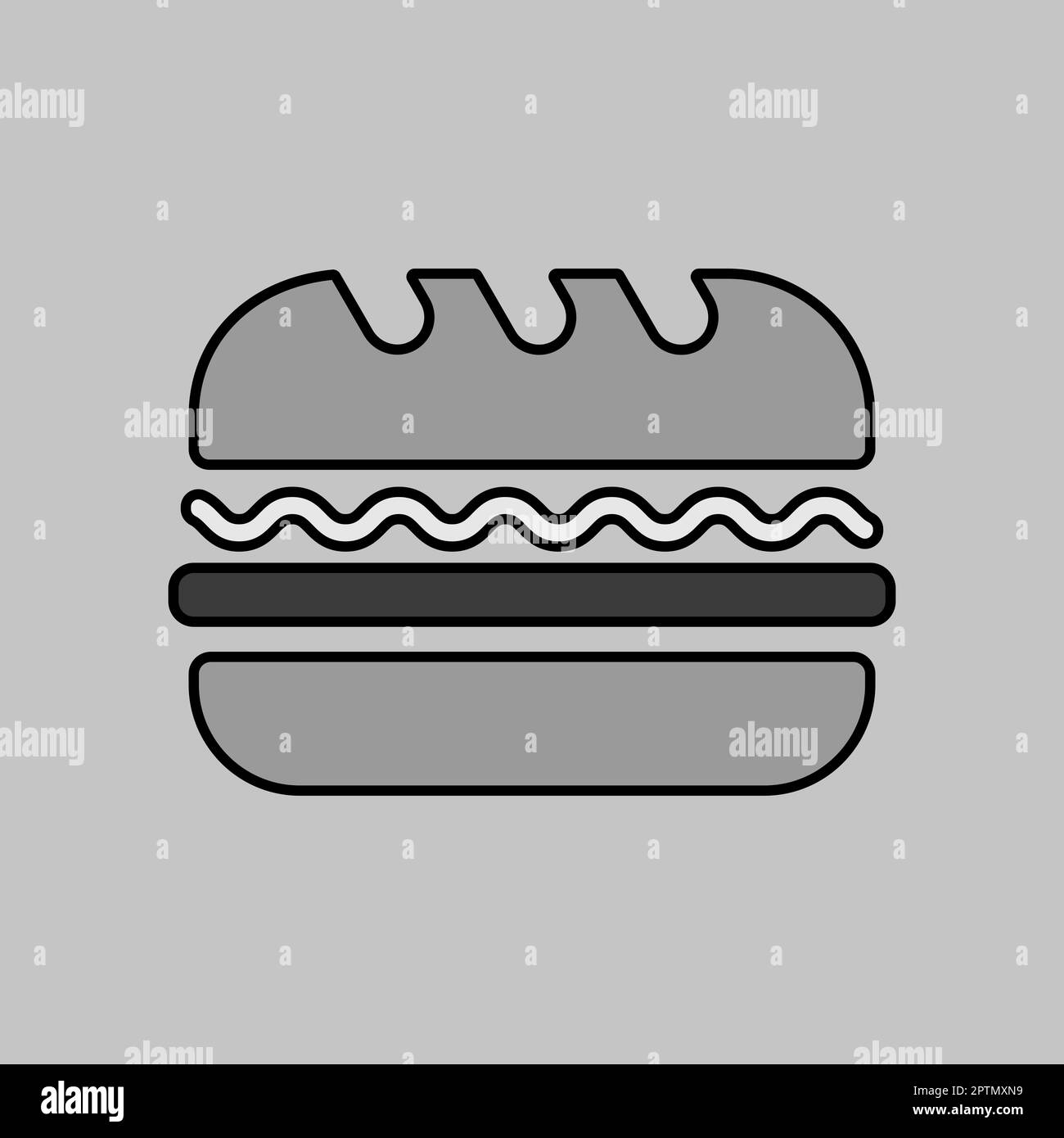 Subway Sandwich Vector