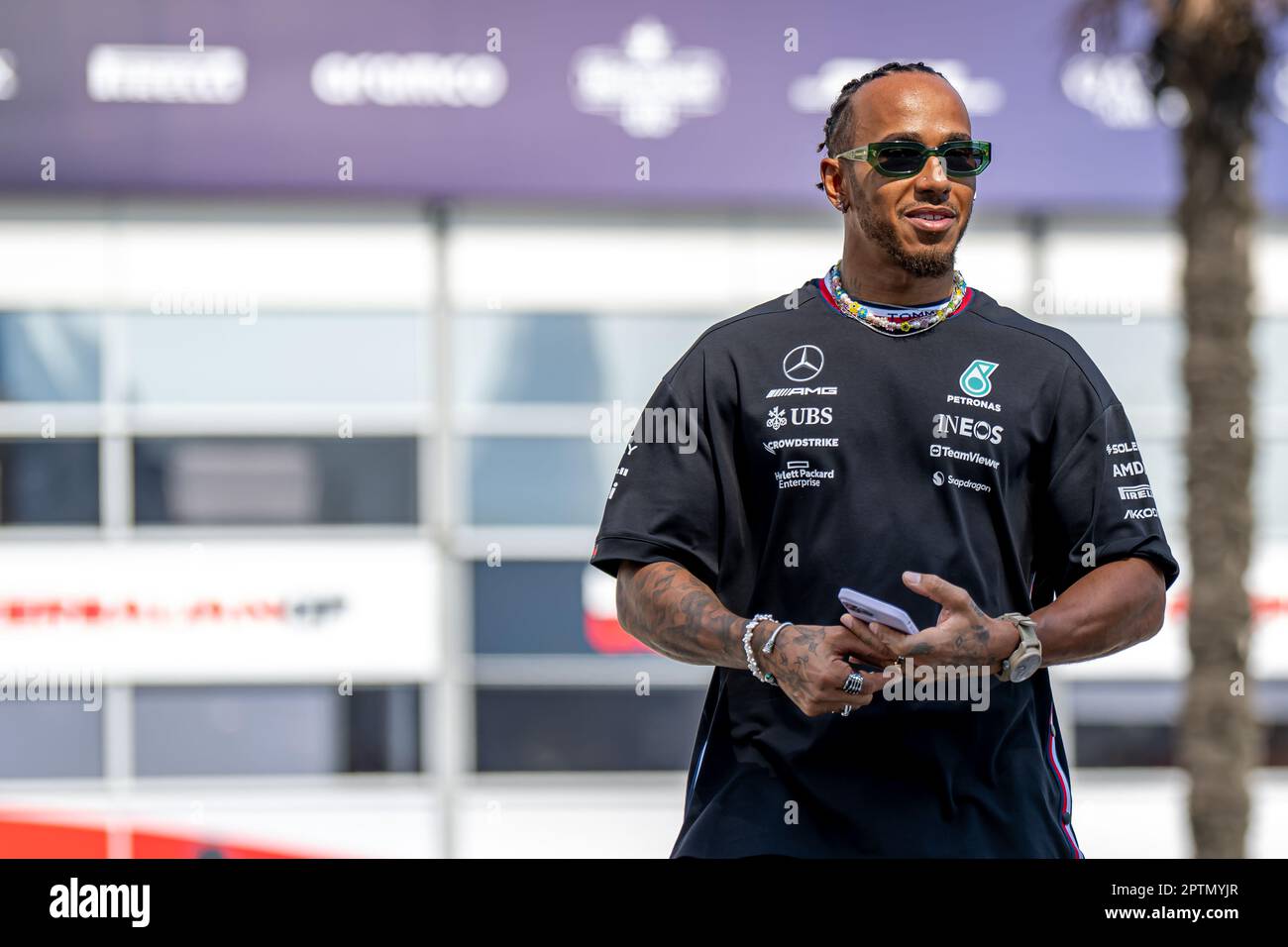 Lewis hamilton baku circuit hi-res stock photography and images - Alamy
