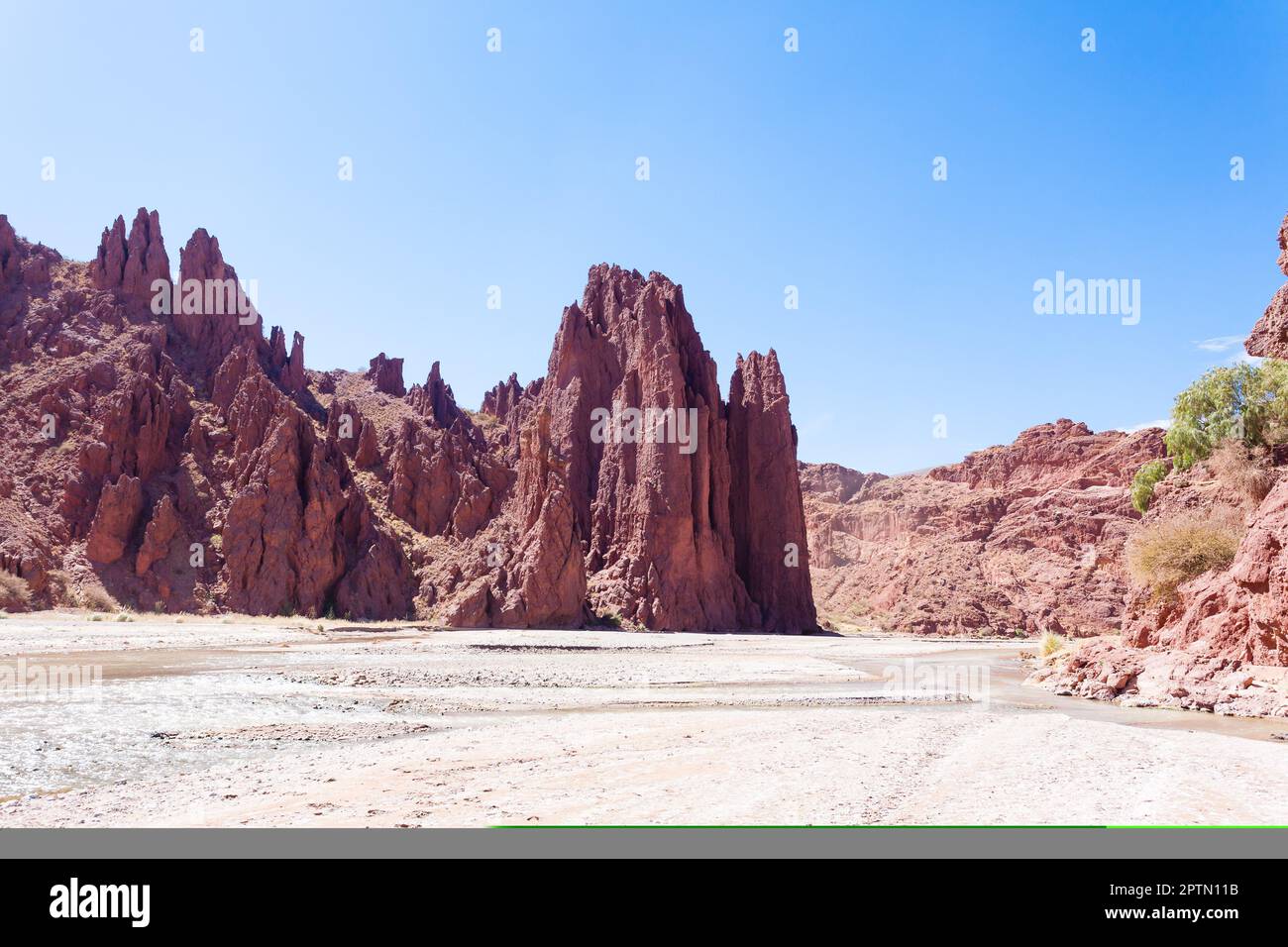 Bolivian canyon near Tupiza,Bolivia.Quebrada Seca,Duende canyon ...