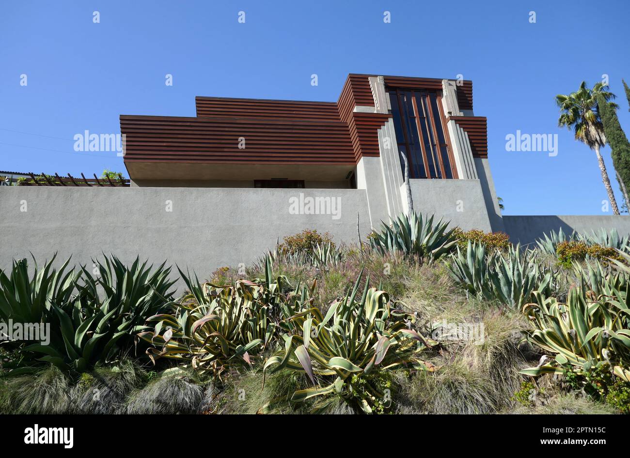 Los Angeles, California, USA 27th April 2023 Lloyd Wright Taggart House ...
