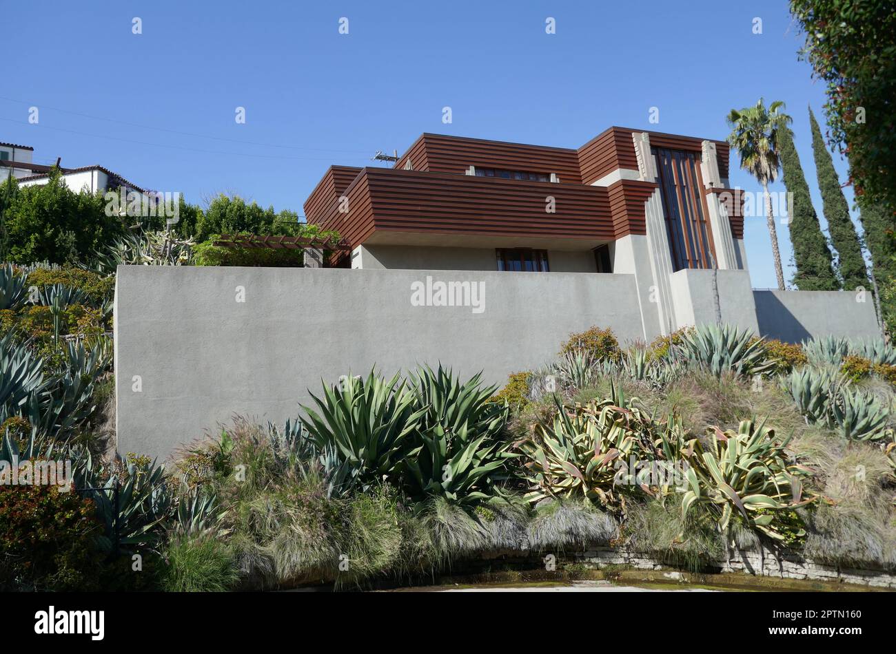 Los Angeles, California, USA 27th April 2023 Lloyd Wright Taggart House ...
