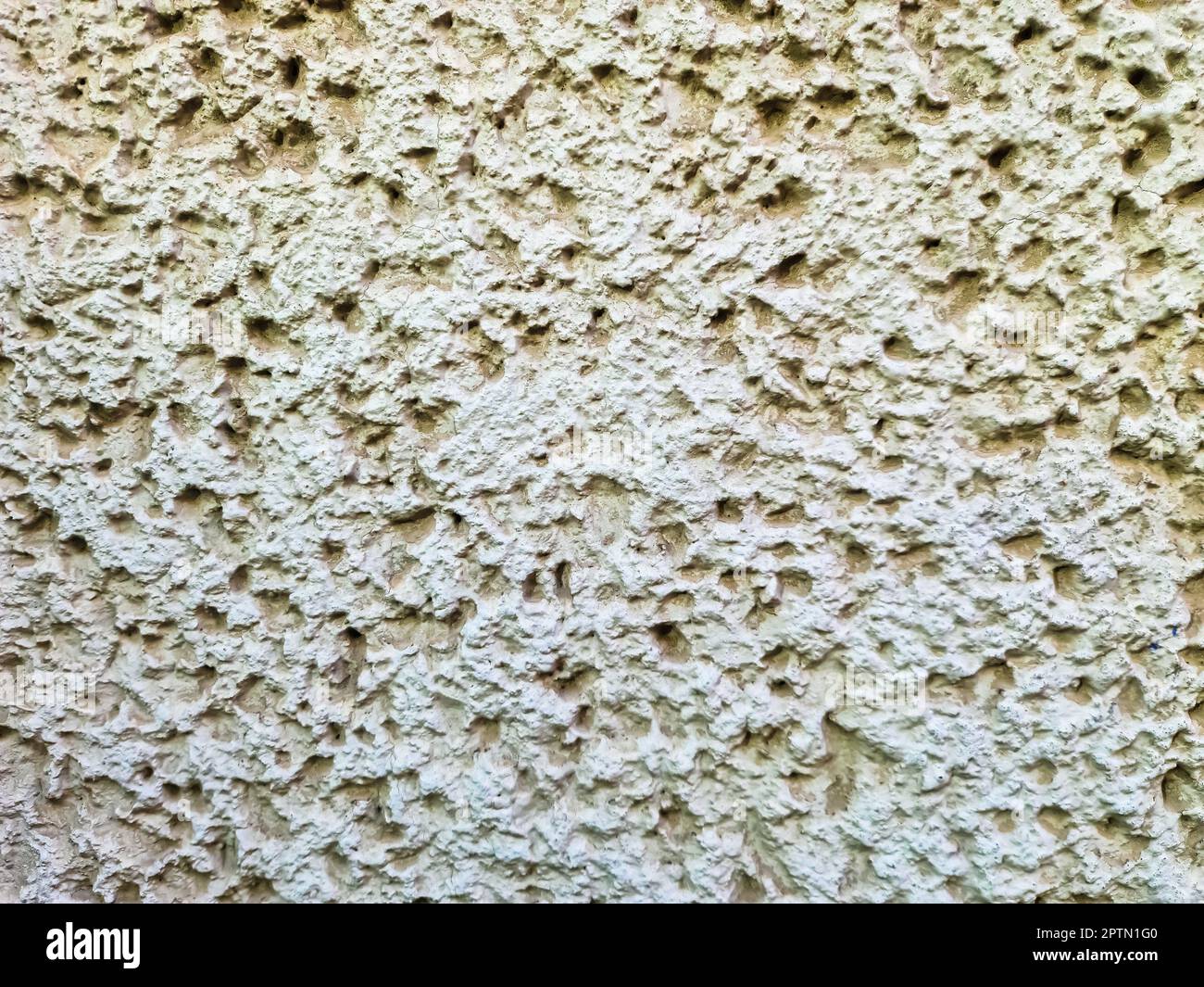 Detailed view on aged concrete walls from different modern and ...