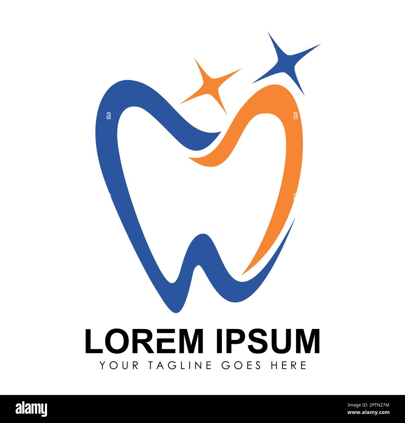 Tooth vector logo hi-res stock photography and images - Alamy