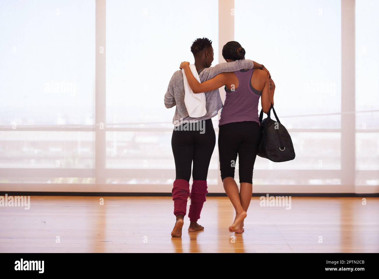 I wouldnt want any other dance partner. two young performers leaving ...