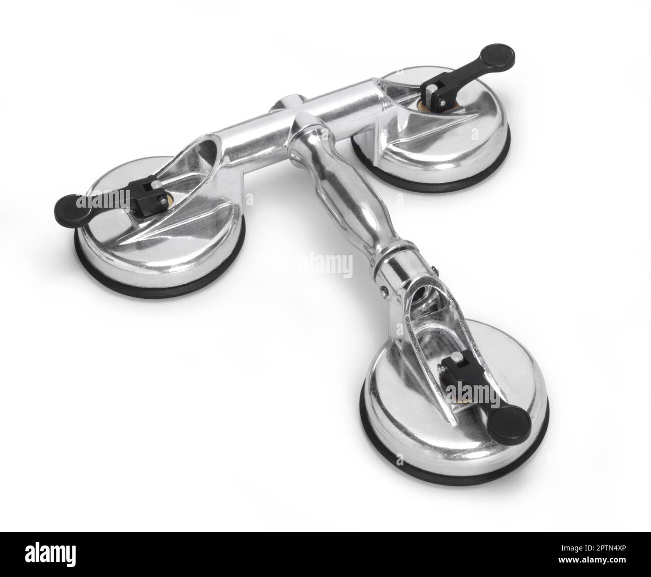 Vacuum lifter with tree suction heads in light back with shadow Stock ...