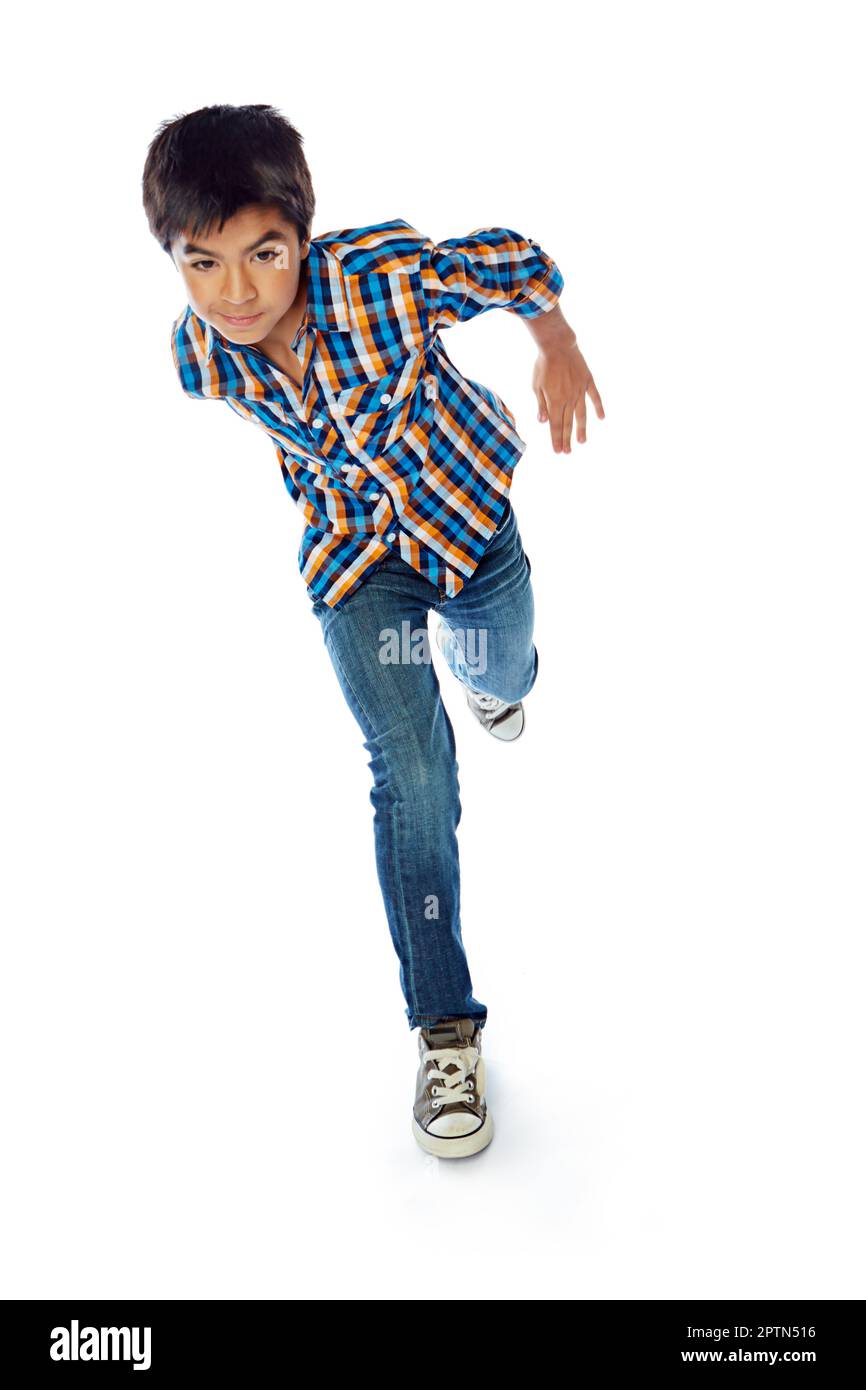 Male running jeans ethnic hi-res stock photography and images - Alamy