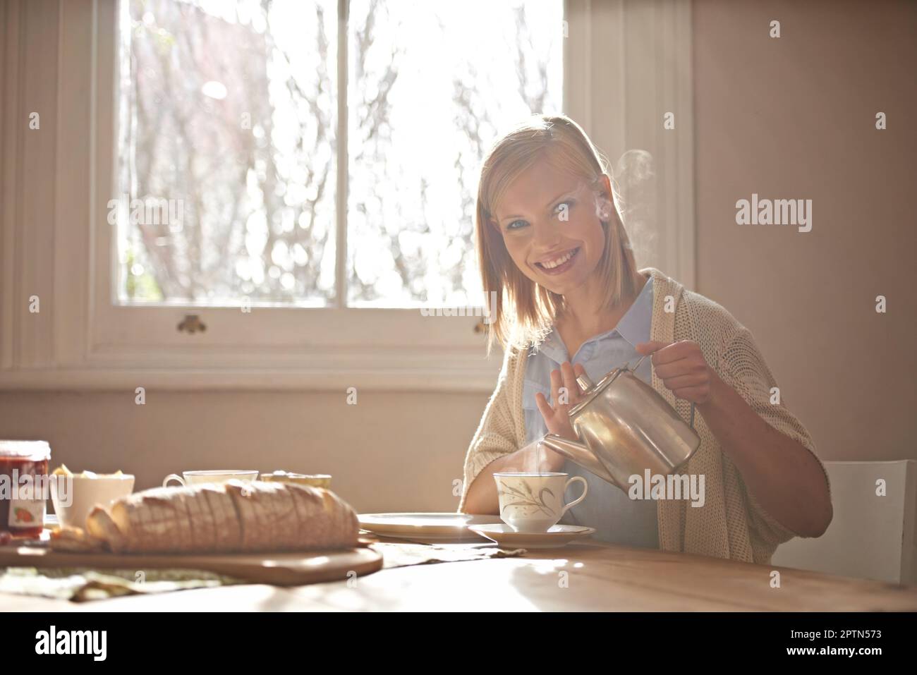 Life is like a cup of tea... its all in how you make it. A portrait of ...