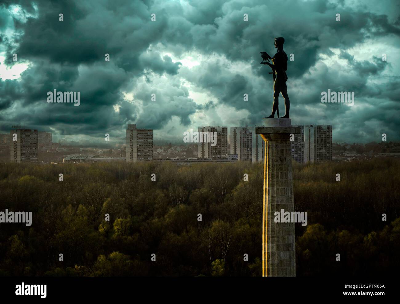 Statue de belgrade hi-res stock photography and images - Alamy