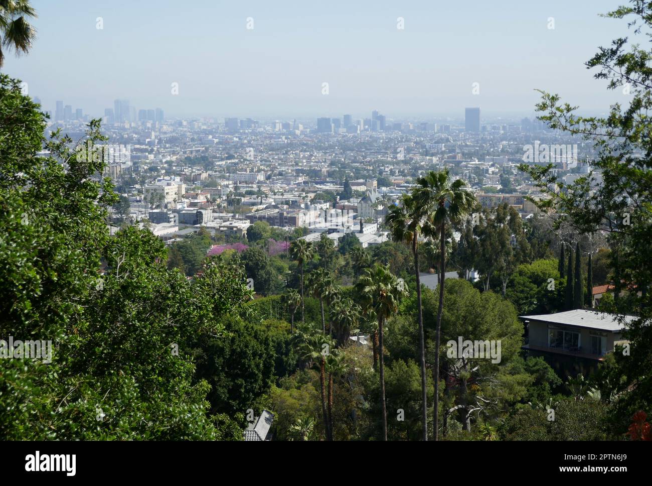 Los Angeles, California, USA 27th April 2023 View of LA from in The ...