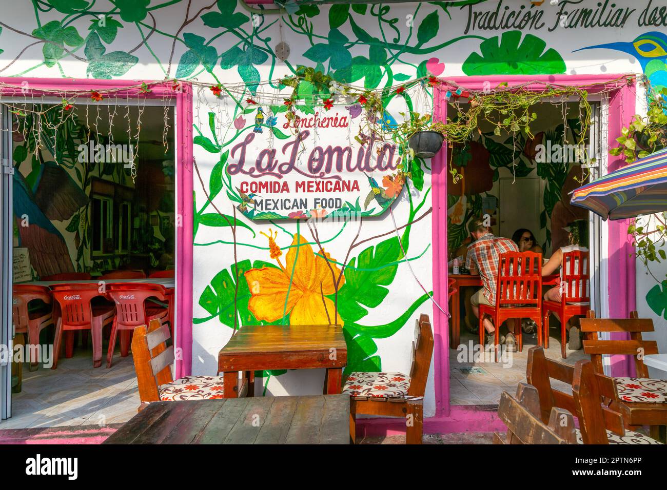 La Lomita traditional restauarant, Isla Mujeres, Caribbean Coast ...