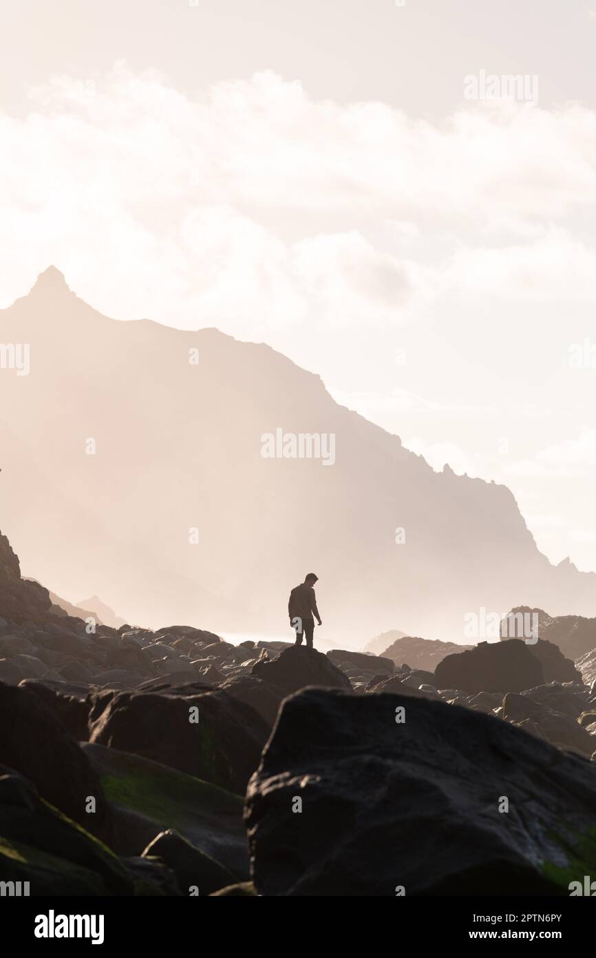 Adventure silhouette hi-res stock photography and images - Alamy