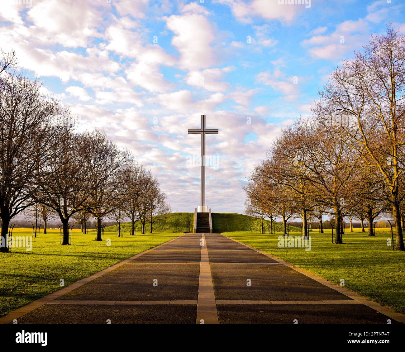 Catholic cross in Phoenix Park Stock Photo - Alamy