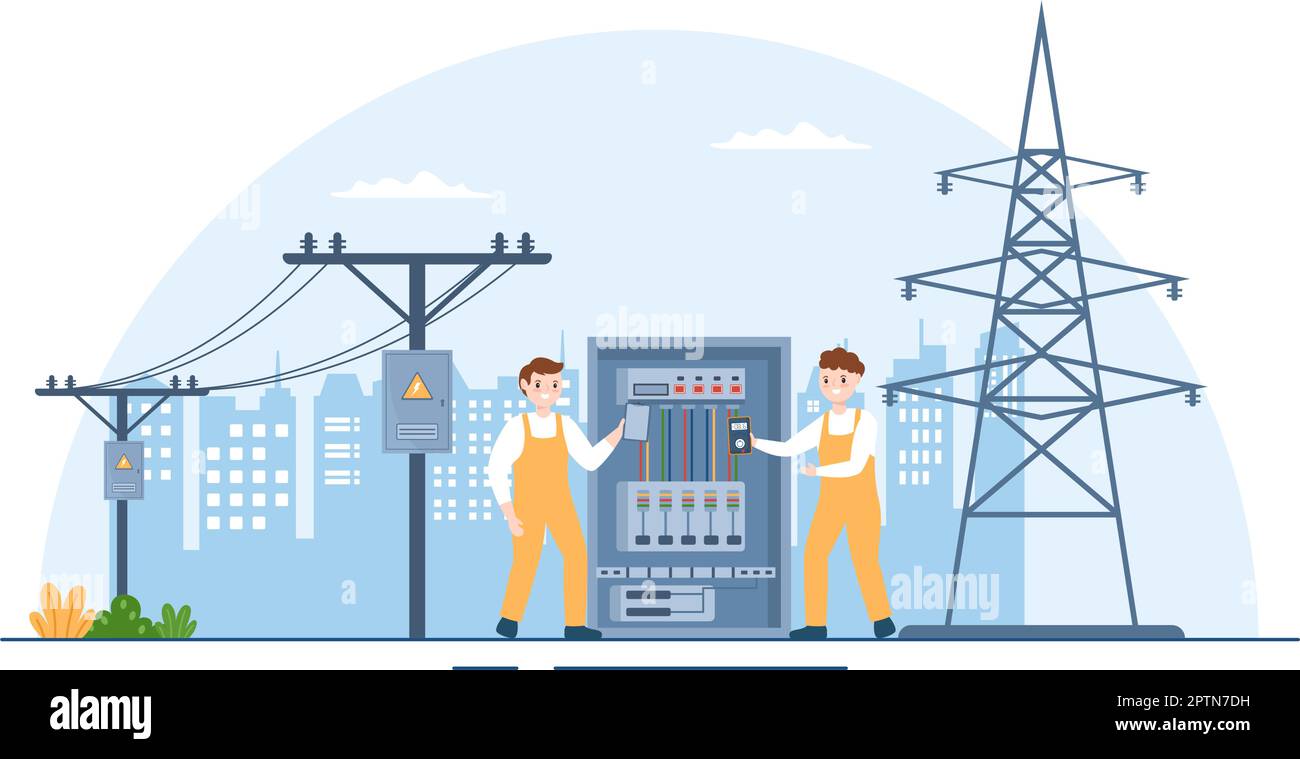 Lighting and Electricity Energy Maintenance Service Panel Cabinet of ...