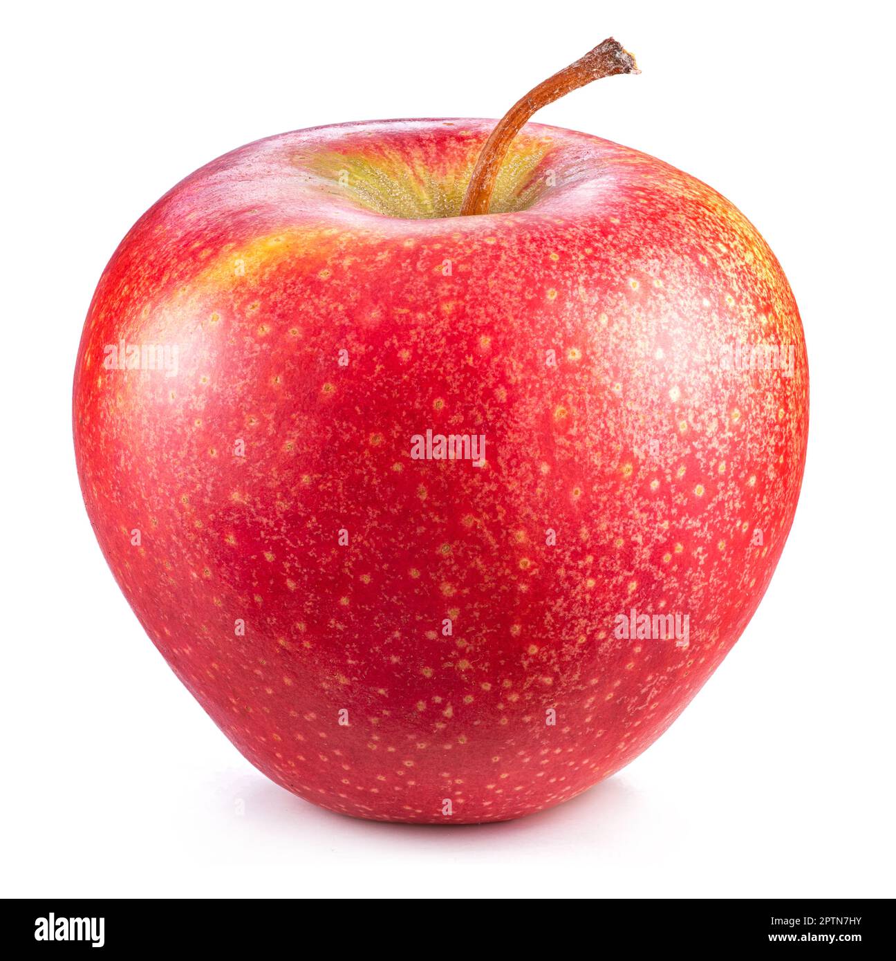 Ripe perfect red apple isolated on white background Stock Photo - Alamy