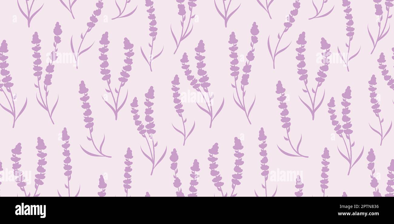 Lavender seamless repeat pattern background Stock Vector Image & Art - Alamy