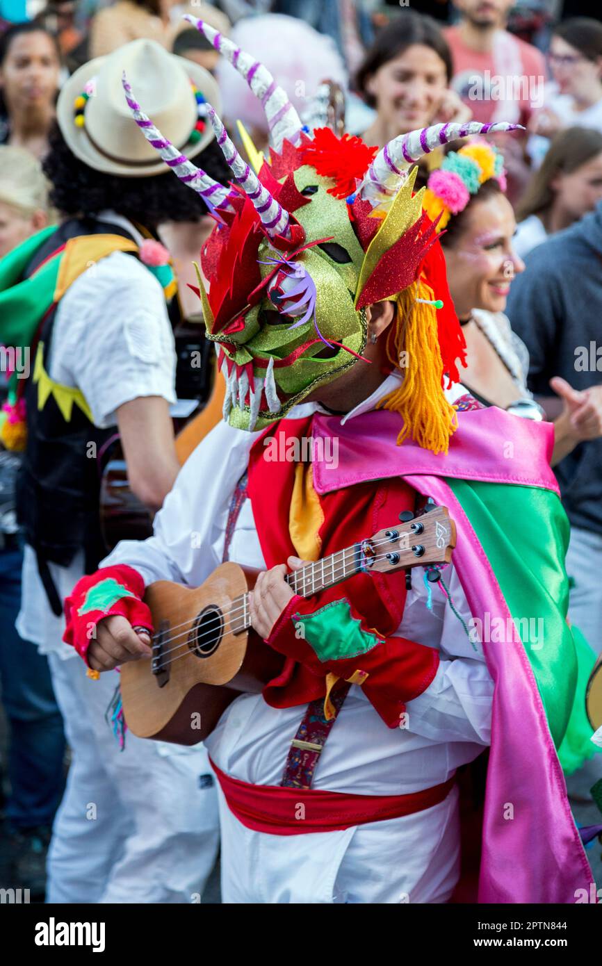 Wandering of "Latin Art 66" during the Sol Y Fiesta festival.Occitanie ...