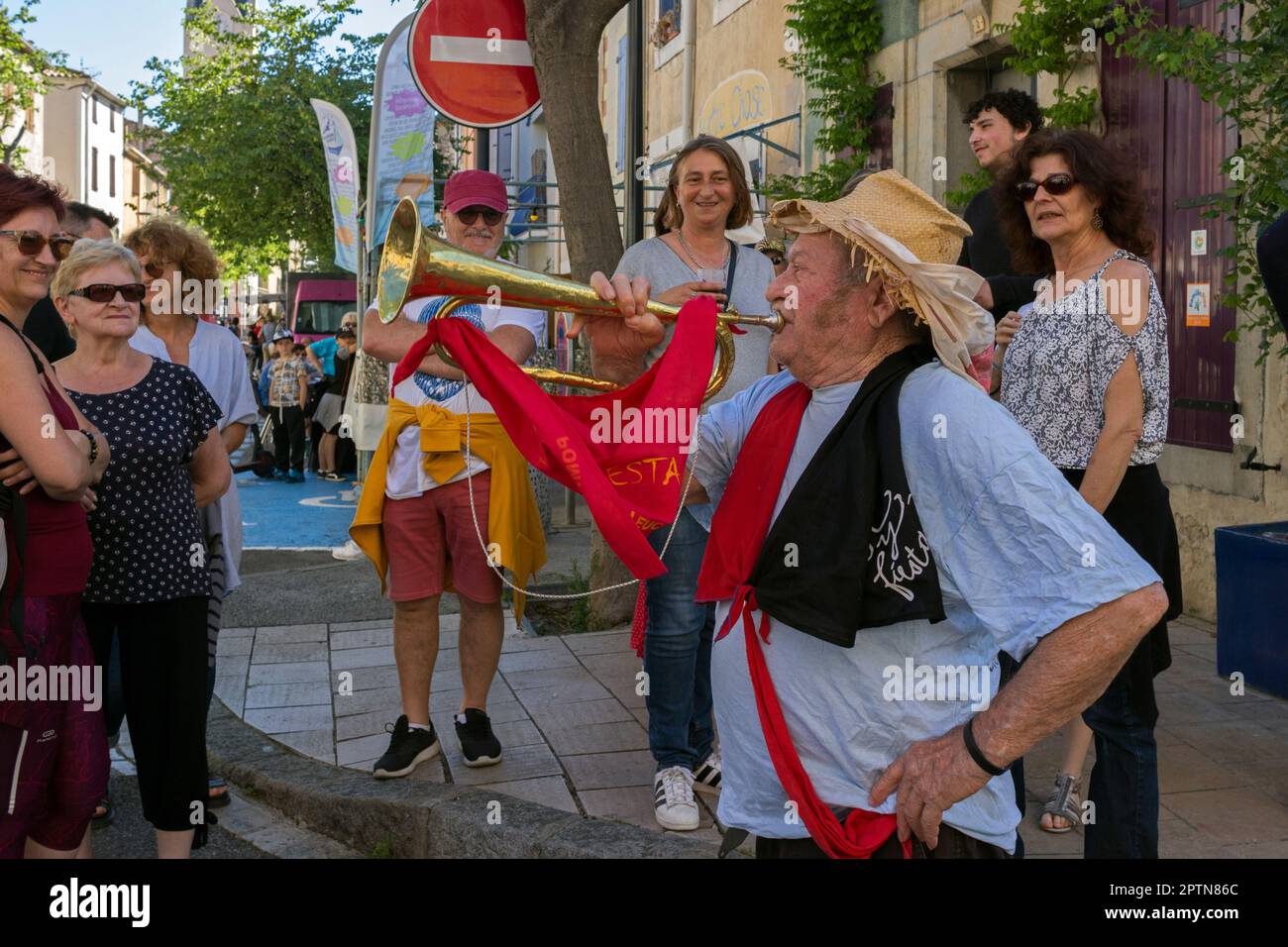 during the Sol Y Fiesta festival.Occitanie, France Stock Photo - Alamy