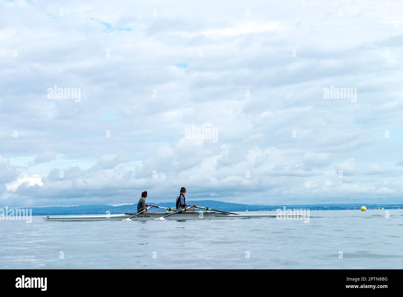 Leisure activities at the beautiful Lake Constance Stock Photo - Alamy