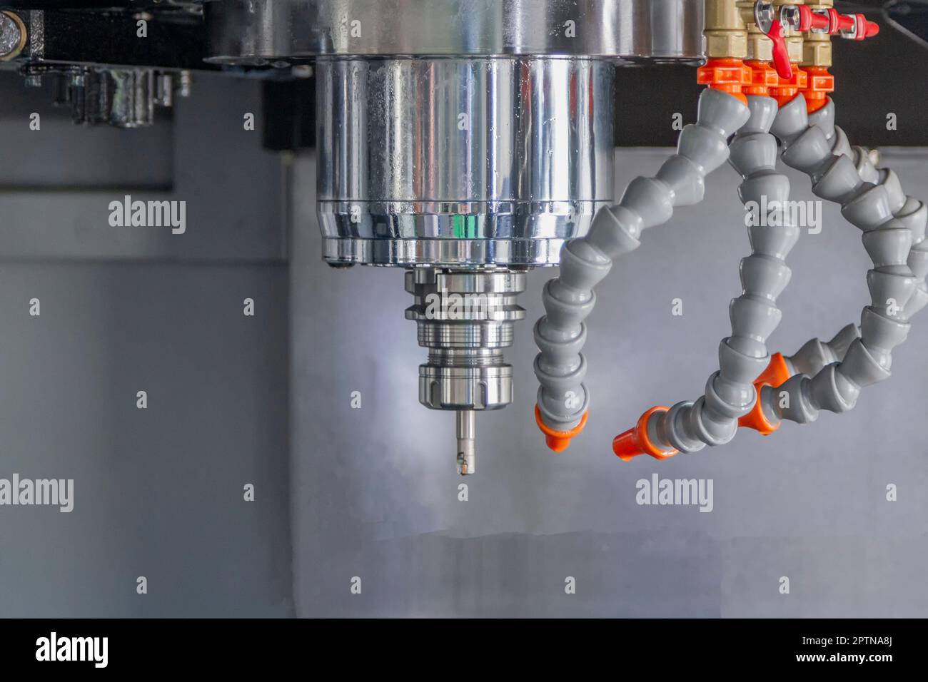 CNC tool ball endmill in the machine Stock Photo - Alamy