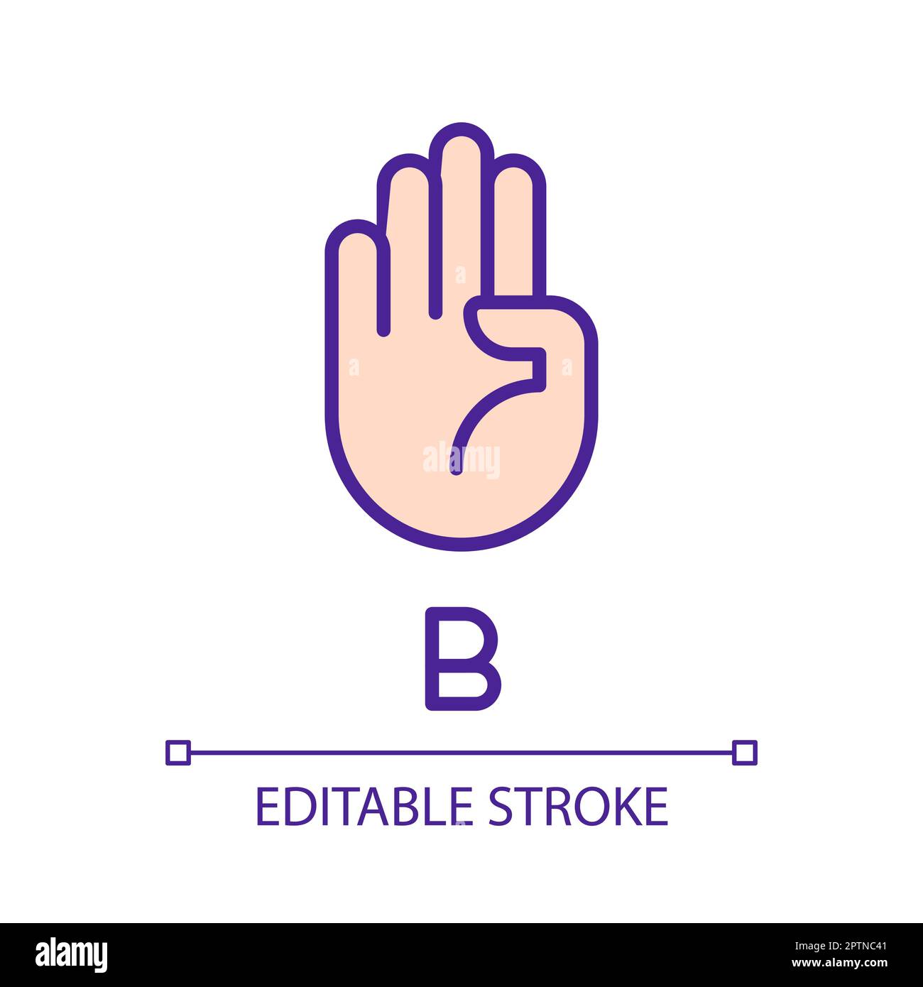 Deaf communication system Stock Vector Images - Alamy