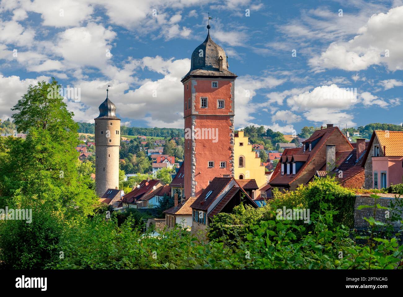 Part of the medieval defense system of the historic old town of ...