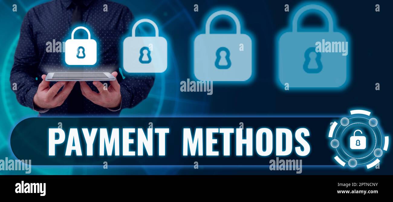 Handwriting text Payment Methods, Word Written on trade of value from ...