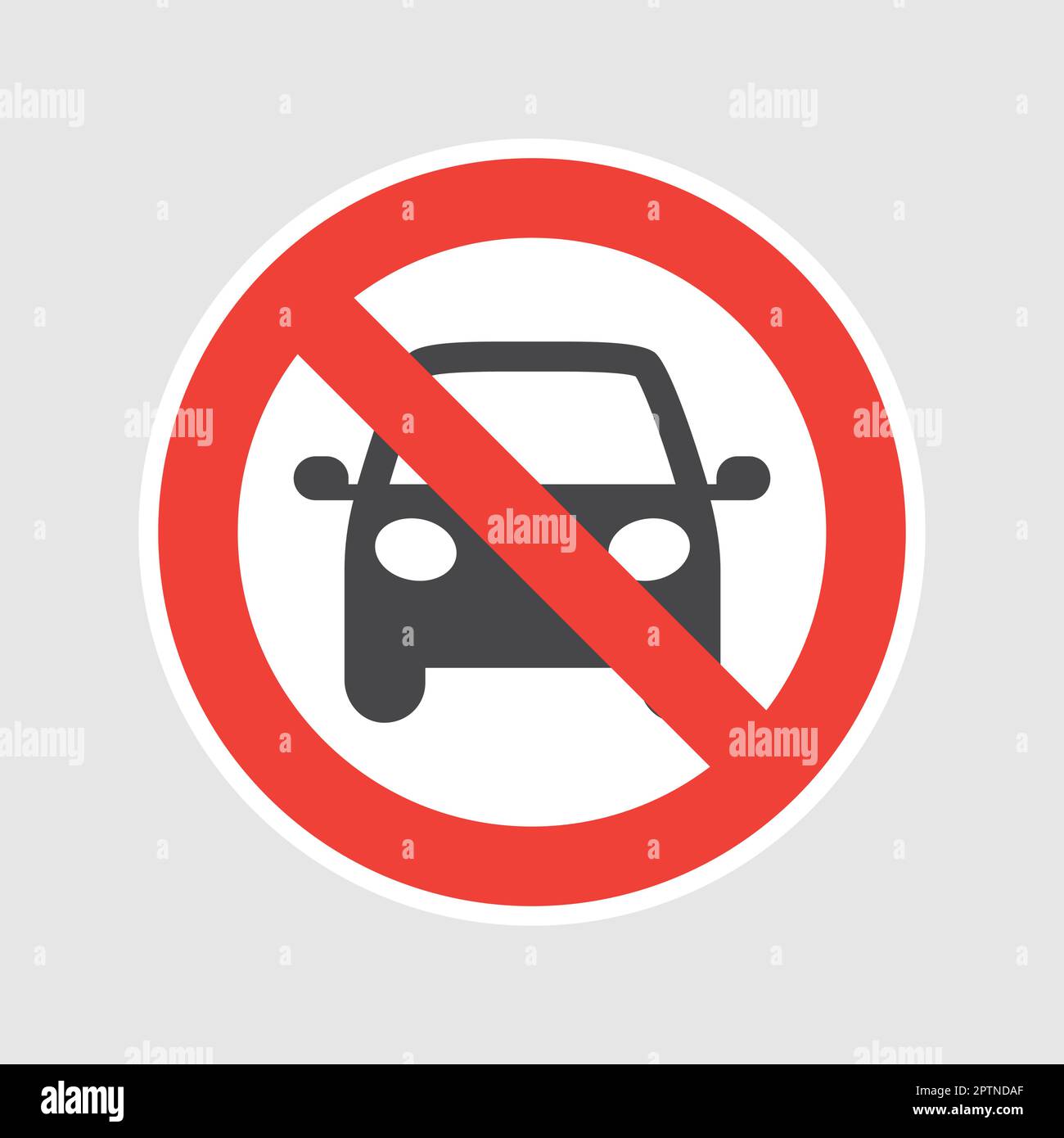 Prohibited vehicles sign Stock Vector Images - Alamy