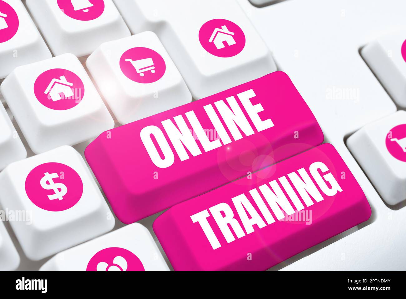 Inspiration showing sign Online Training, Business idea Computer based ...