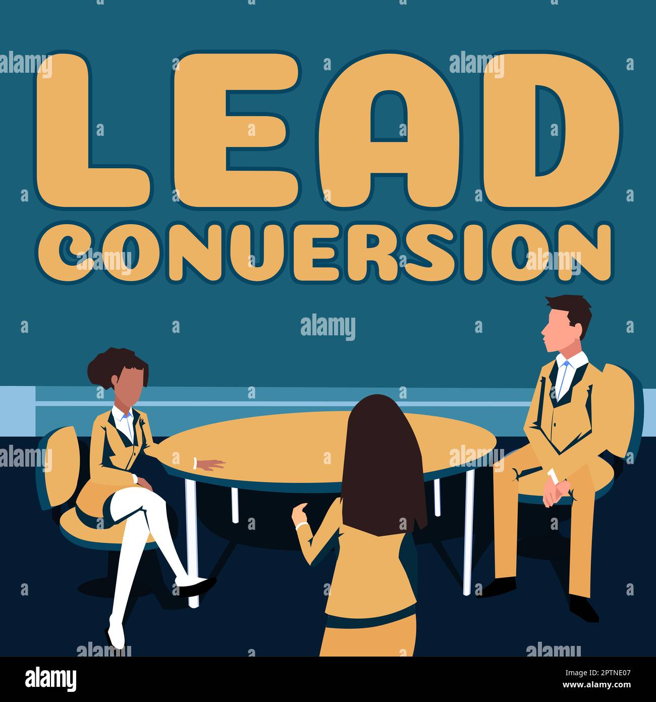 Text sign showing Lead Conversion, Business approach Process of turning ...