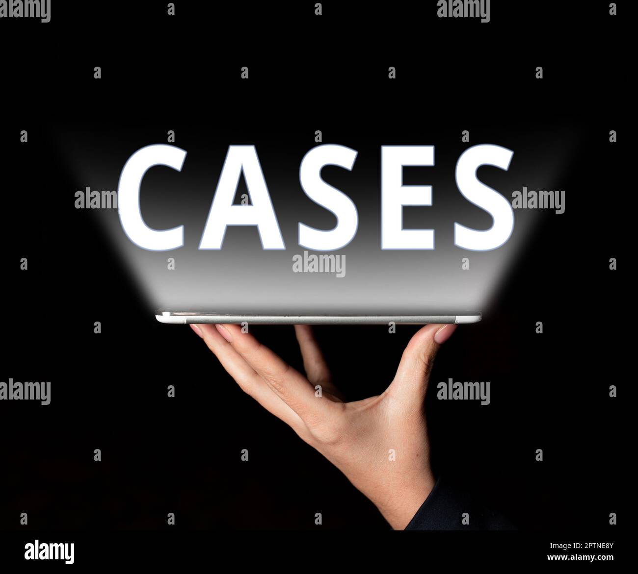 Hand writing sign Cases, Business overview Electronic Devices safety ...