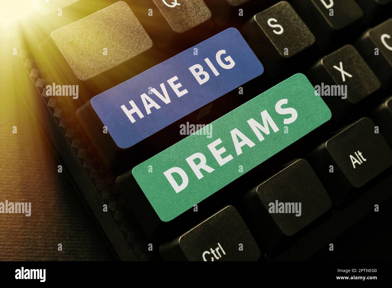 Conceptual caption Have Big Dreams, Internet Concept Future Ambition ...