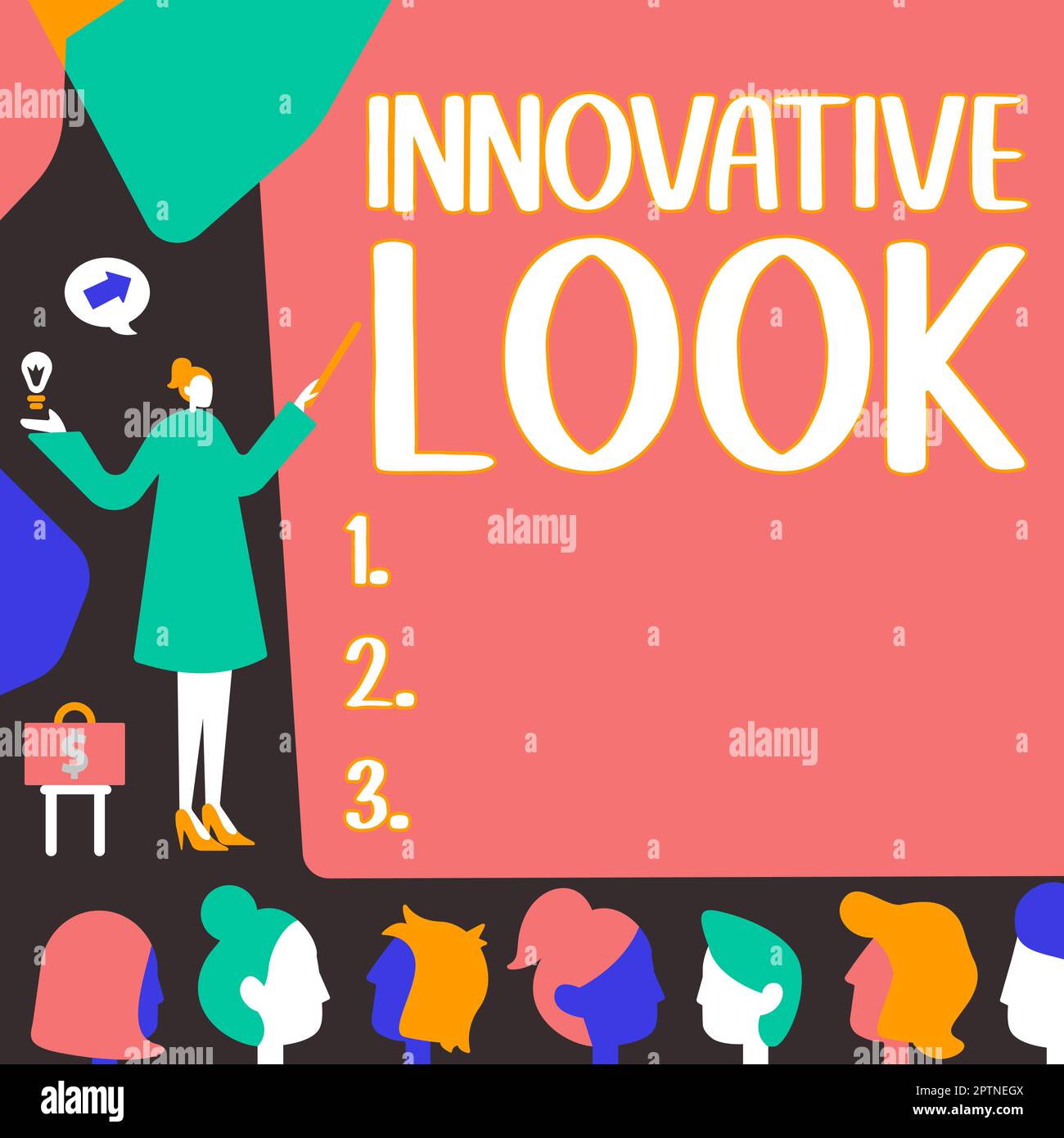 Writing displaying text Innovative Look, Word Written on The quality of ...