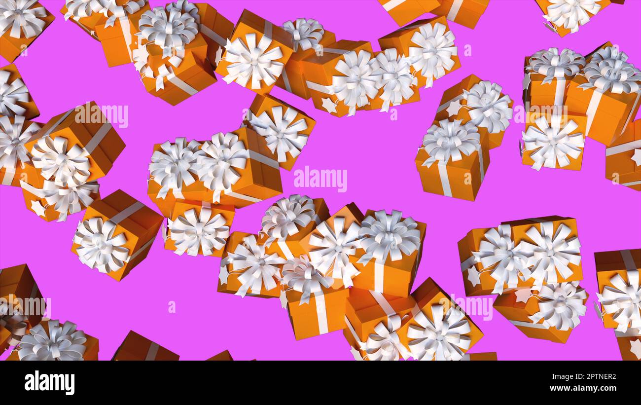 Gift boxes. Computer generated 3d render Stock Photo - Alamy