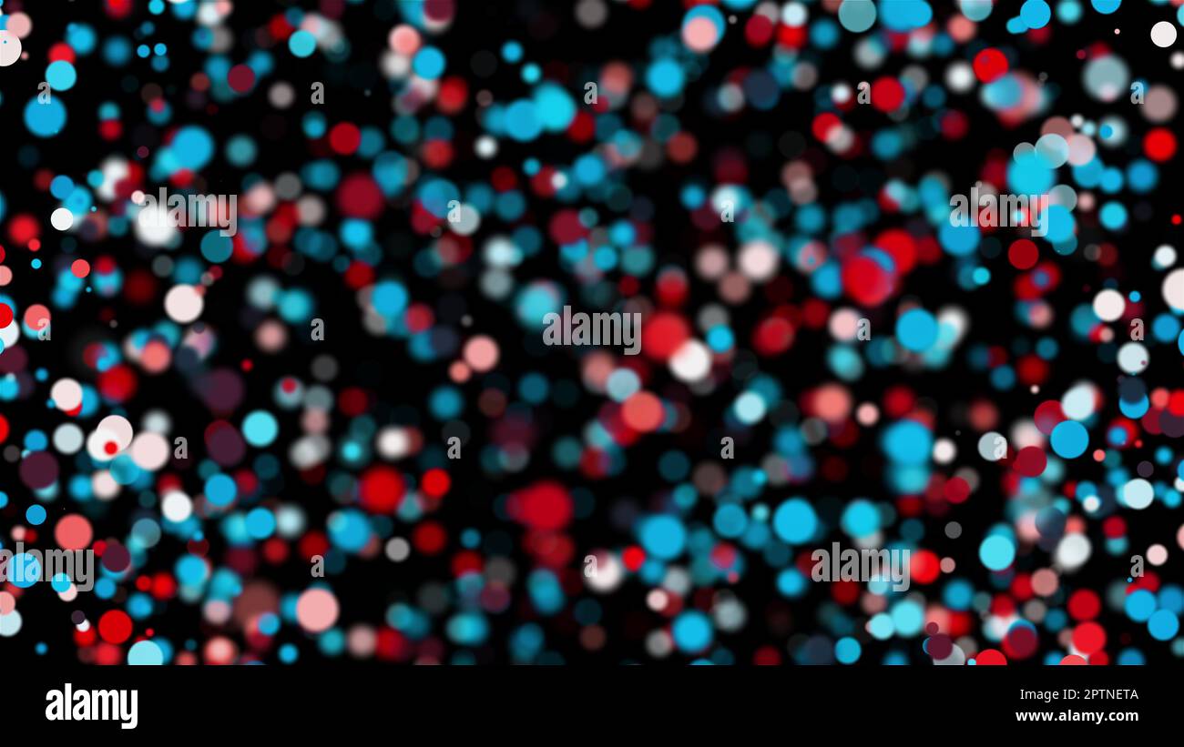 Random colorful particles. Computer generated 3d render Stock Photo - Alamy