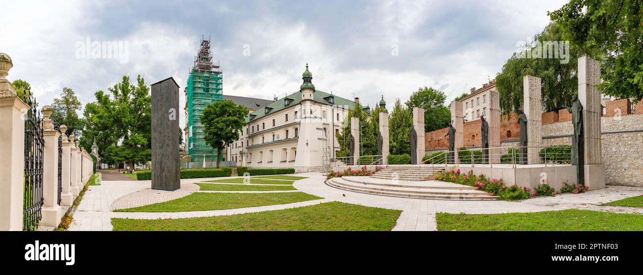 A panorama picture of the Basilica of St. Michael the Archangel ...