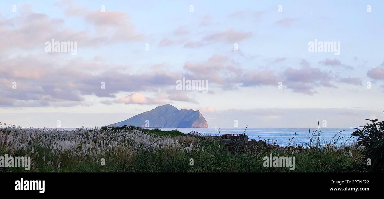 The Guishan Island Turtle Island in Yilan county, Taiwan Stock Photo ...
