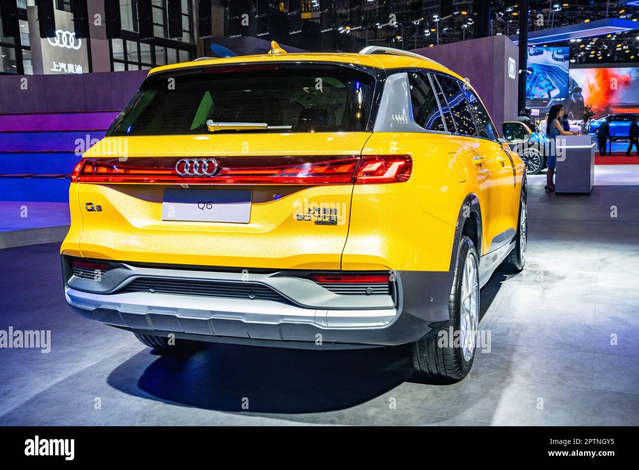 The China only Audi Q6 produced by the Shanghai joint venture on ...