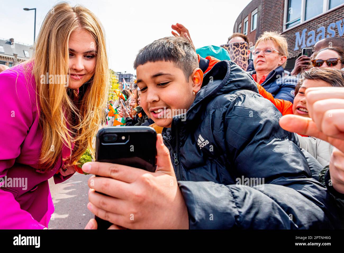 ROTTERDAM - King Willem-Alexander, Queen Maxima, Princess Amalia ...