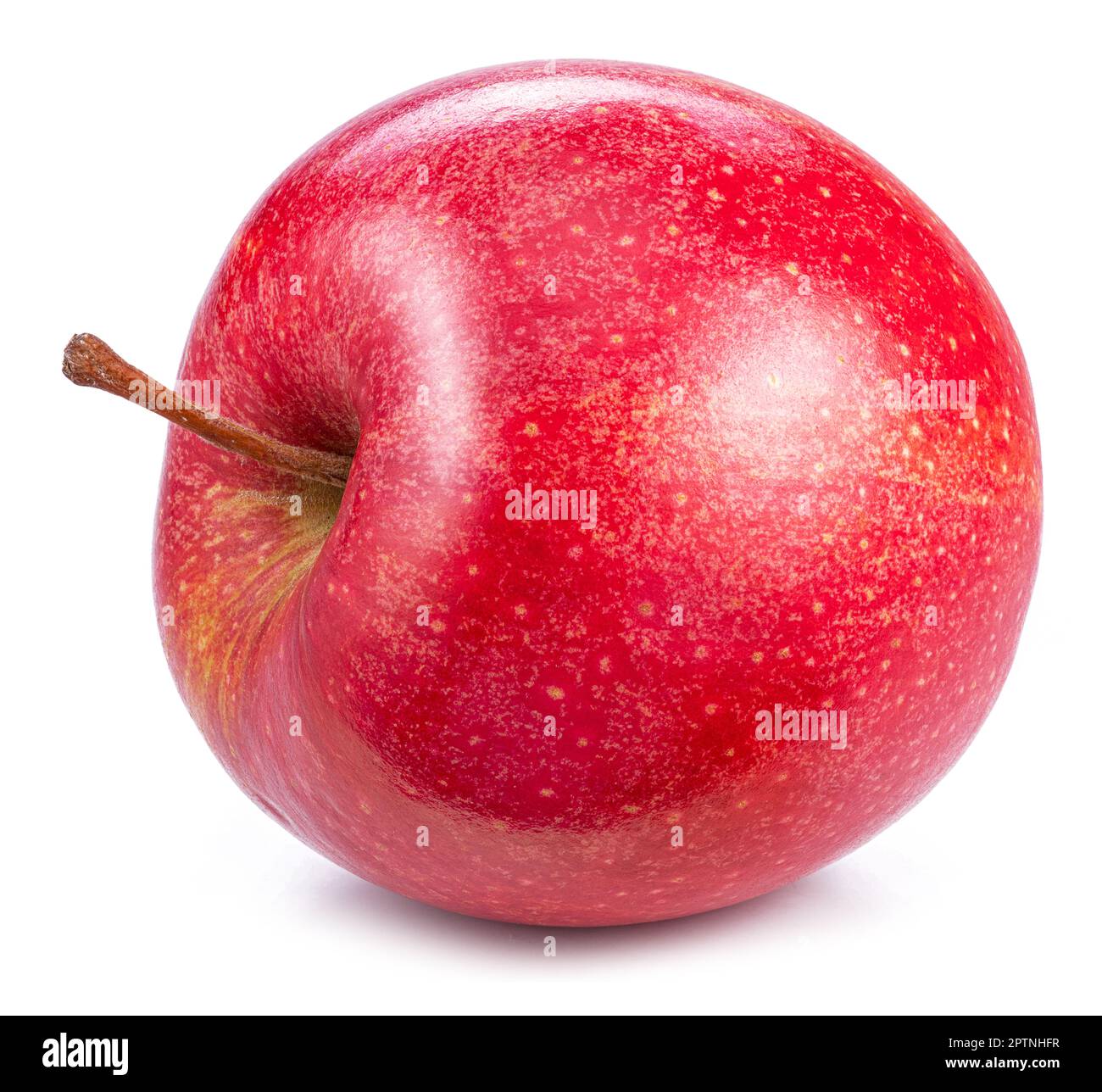 Ripe perfect red apple isolated on white background Stock Photo - Alamy