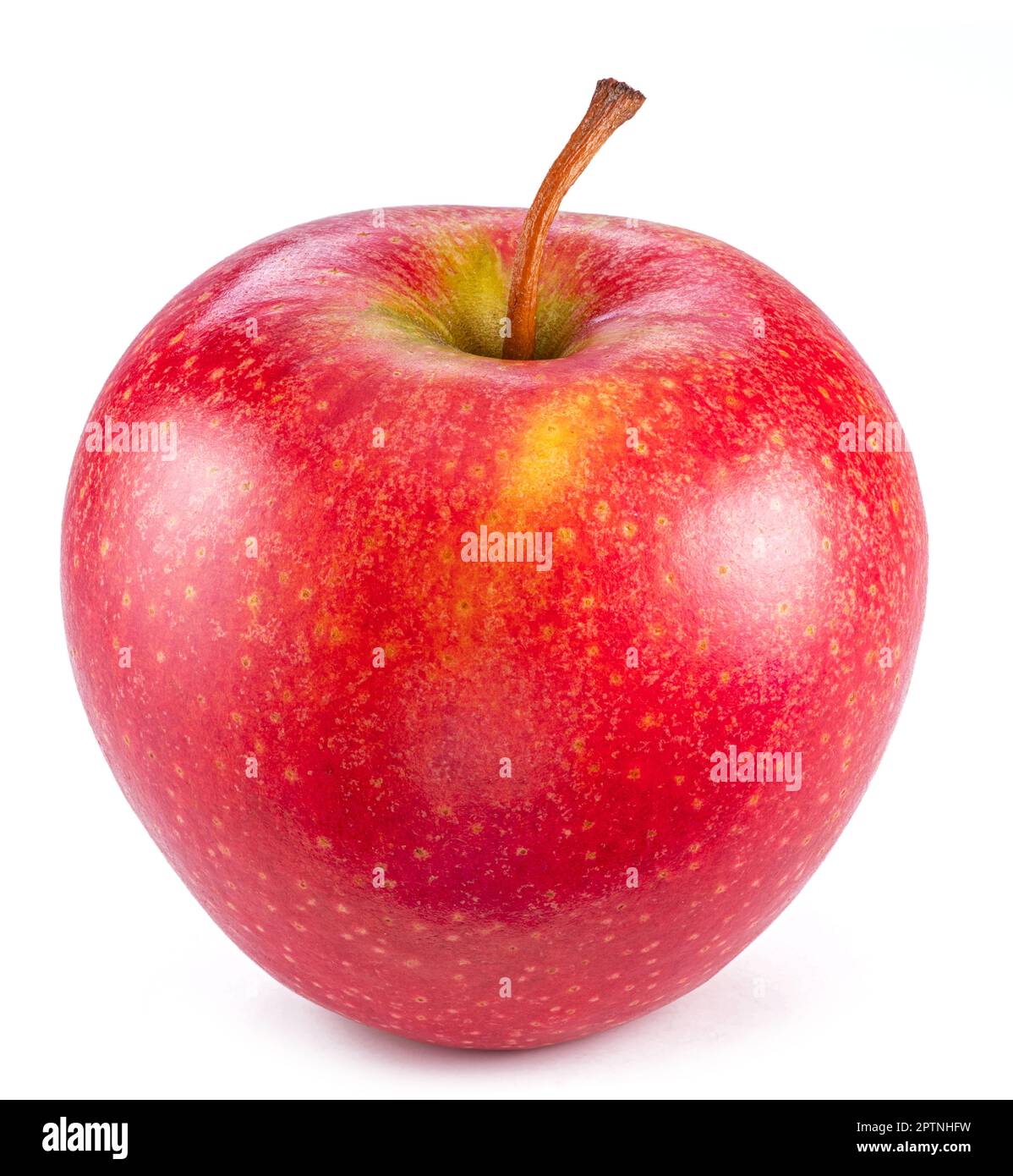 Ripe perfect red apple isolated on white background Stock Photo - Alamy