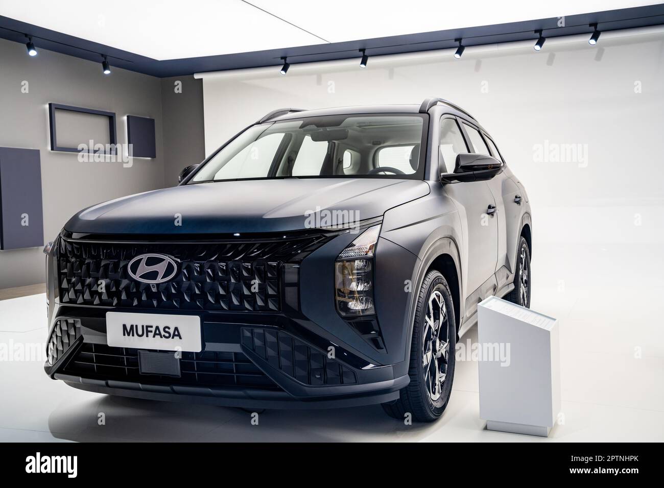 Hyundai Mufasa a China only SUV on display at the 2023 Shanghai Auto ...