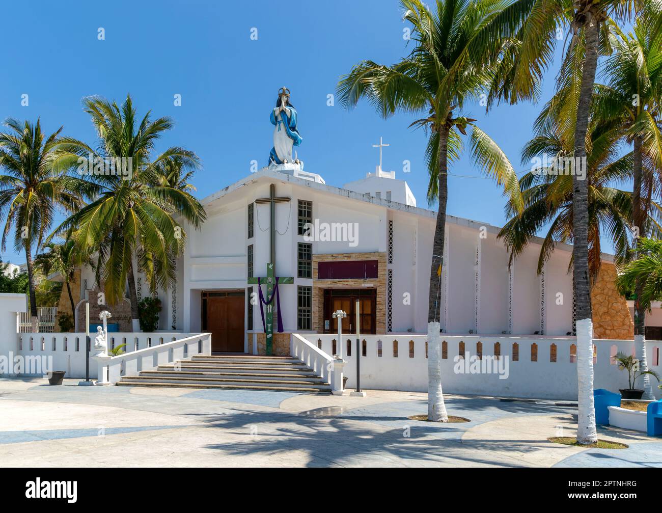 Our Lady of Immaculate Conception Catholic Church, Isla Mujeres ...
