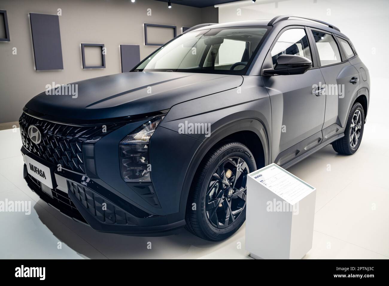 Hyundai Mufasa a China only SUV on display at the 2023 Shanghai Auto ...