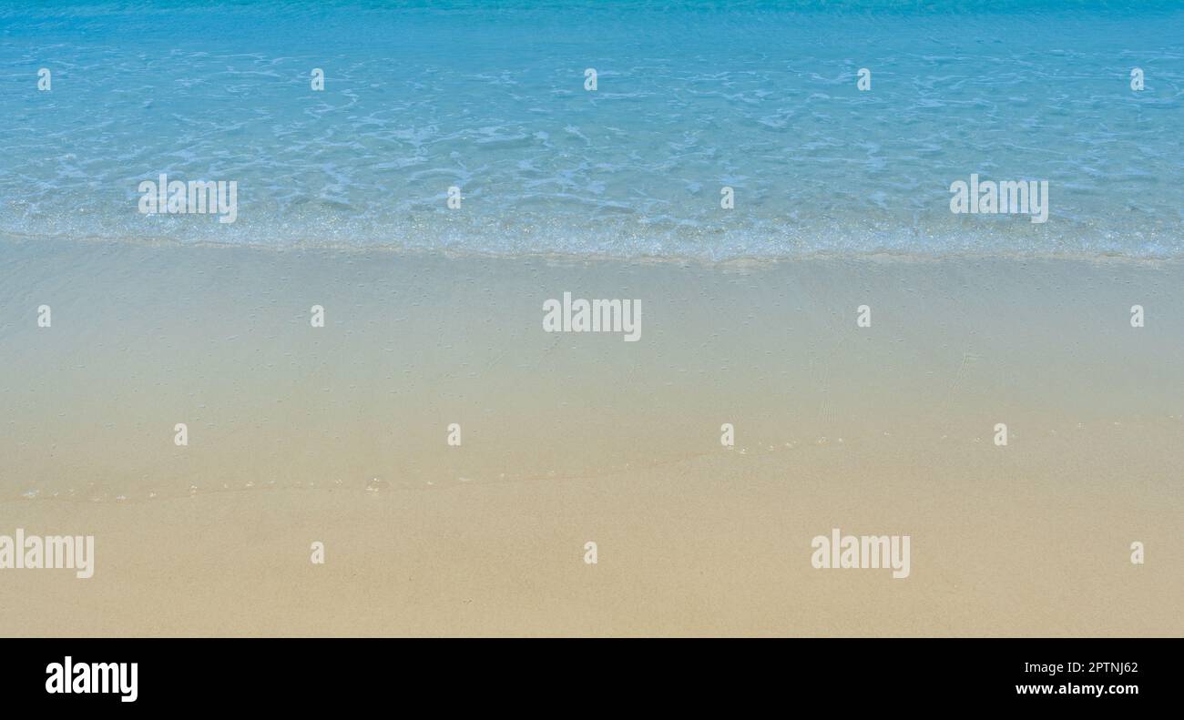 Abstract sand of beach and soft ocean wave background Stock Photo - Alamy